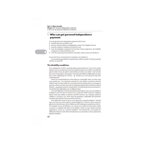 Welfare Benefits Handbook, 2025/26